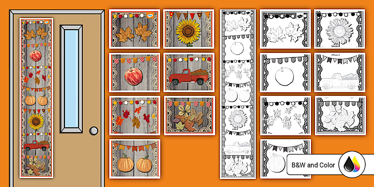 Colorful Fall Door Banner for Grades 6-8 | Twinkl USA