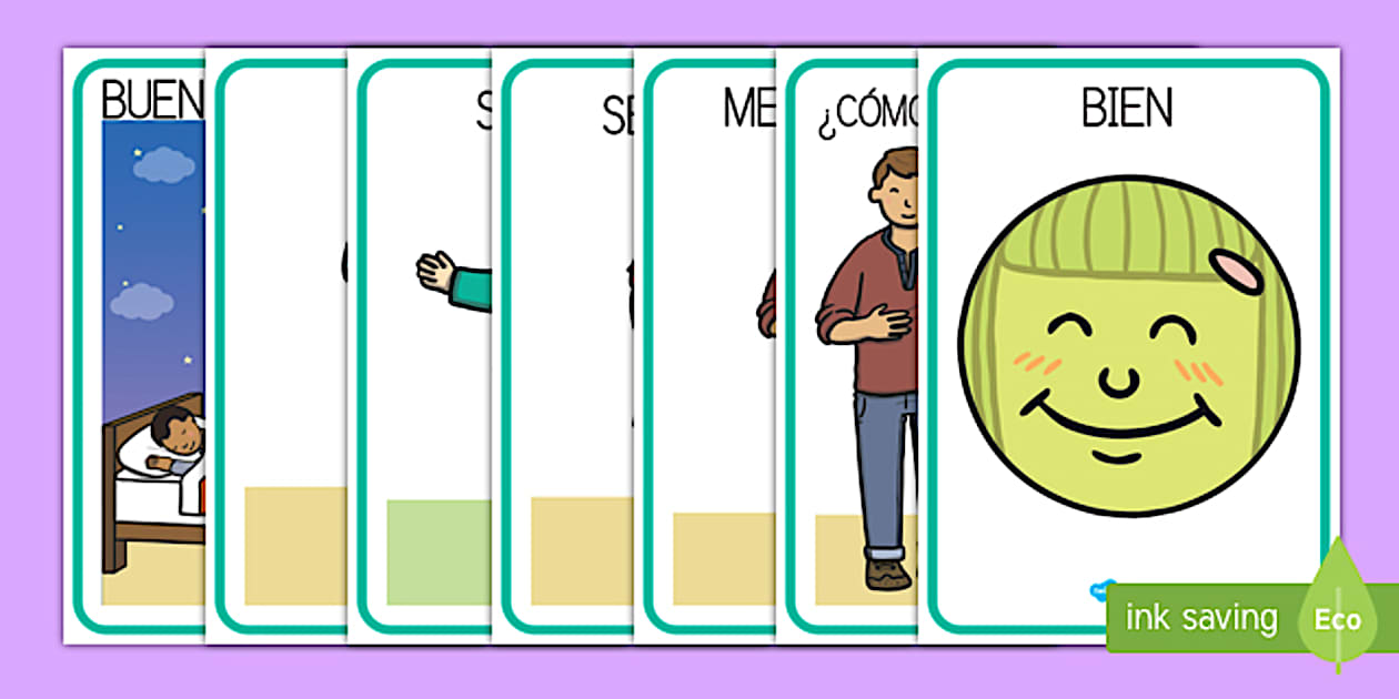 Pósters de vocabulario de saludos y conocerse - Twinkl