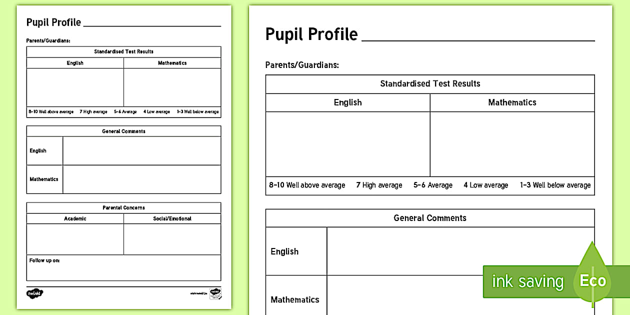 Blank Pupil Knowledge Sheet (teacher made) - Twinkl