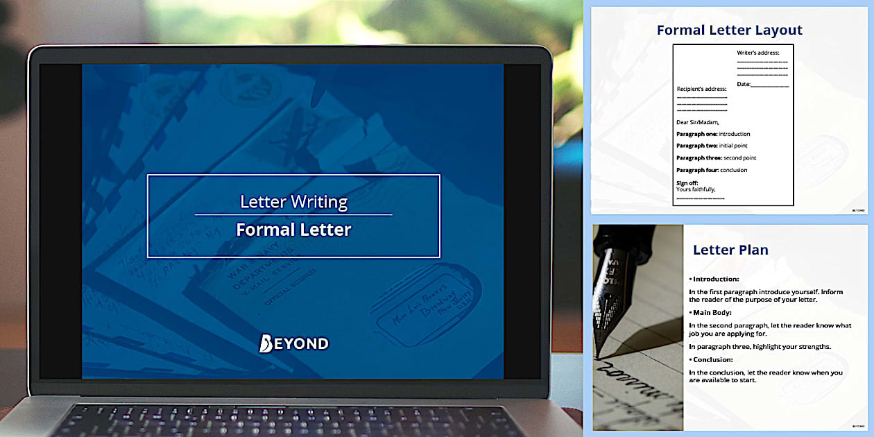 Formal Letter PowerPoint