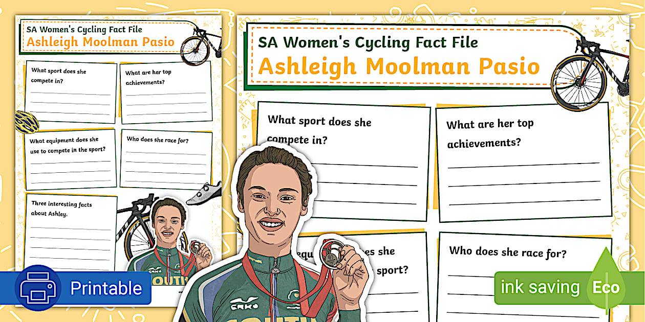 SA Women's Cycling Fact File - Ashley Moolman Pasio