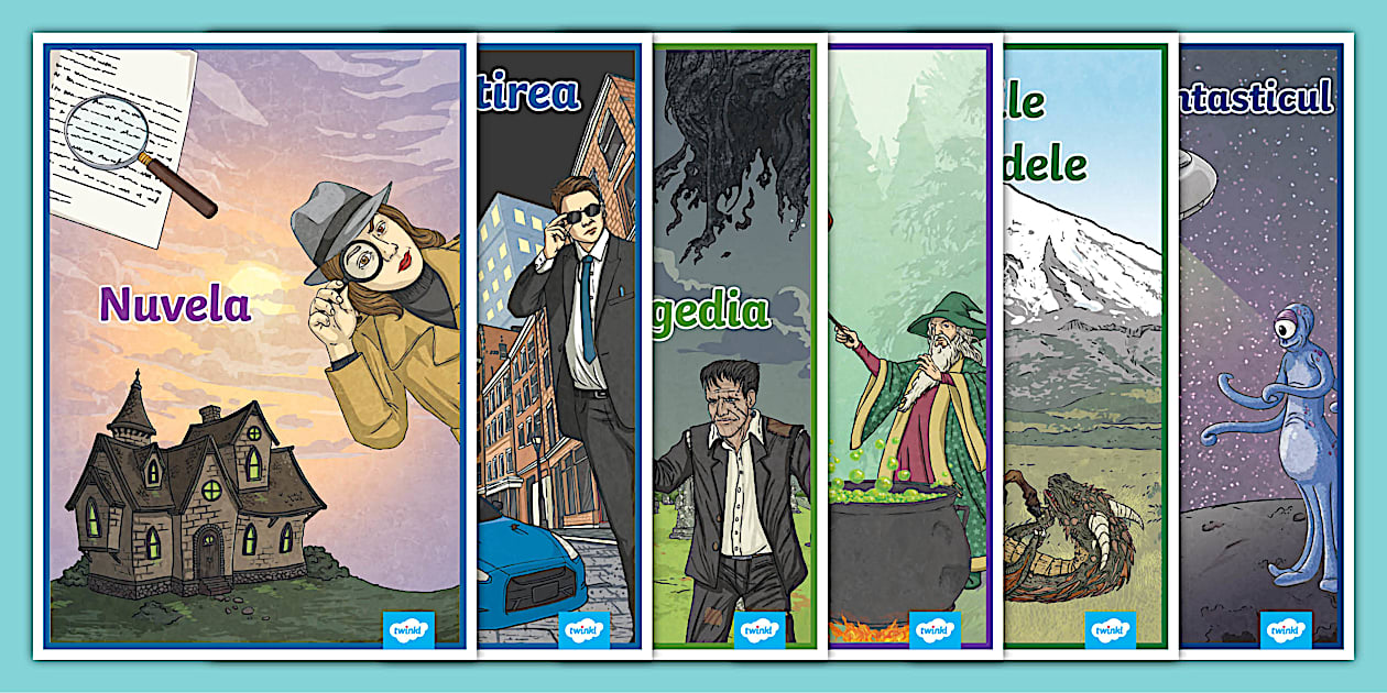 Tipuri de texte – Planșe (teacher made) - Twinkl