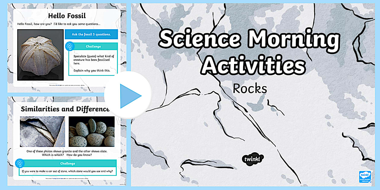 Year 3 Early Morning Activities Rocks (teacher made)