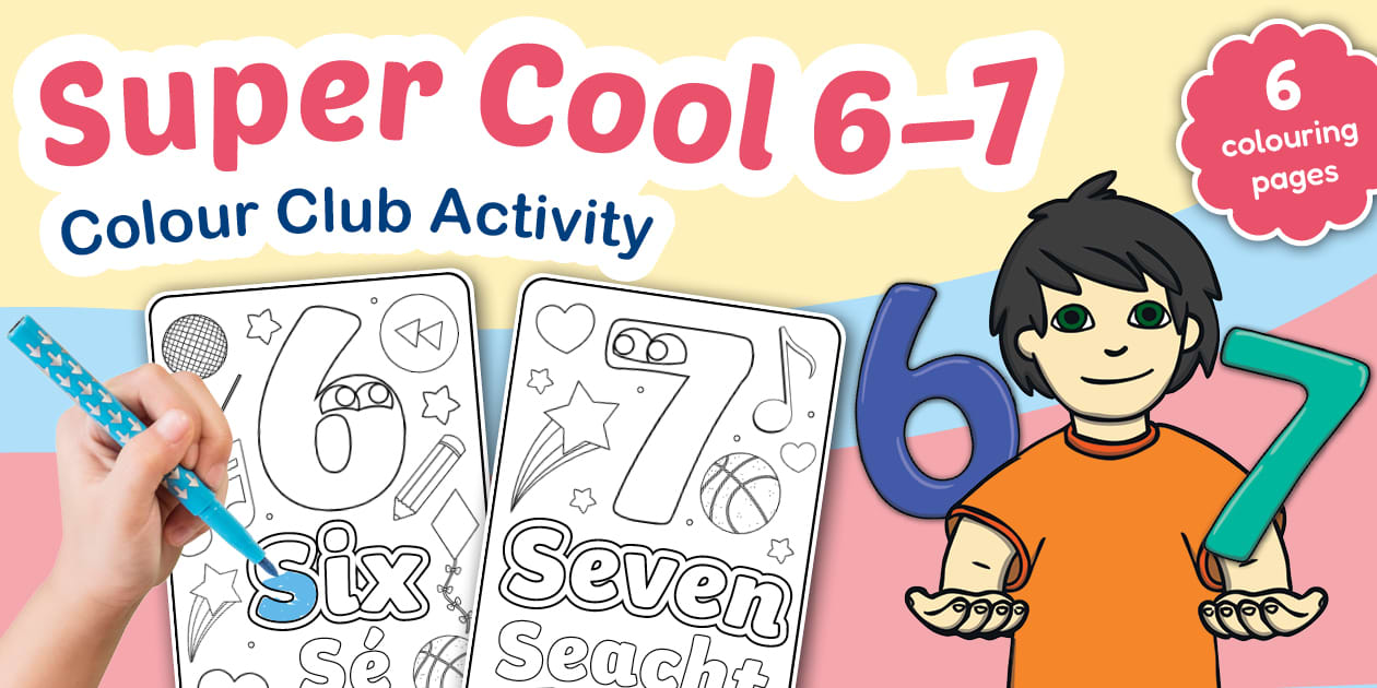 Super Cool 6–7 Colour Club Activity