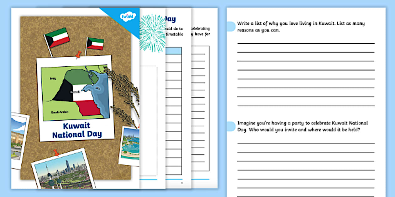 Kuwait National Day Activity Booklet (teacher made) - Twinkl