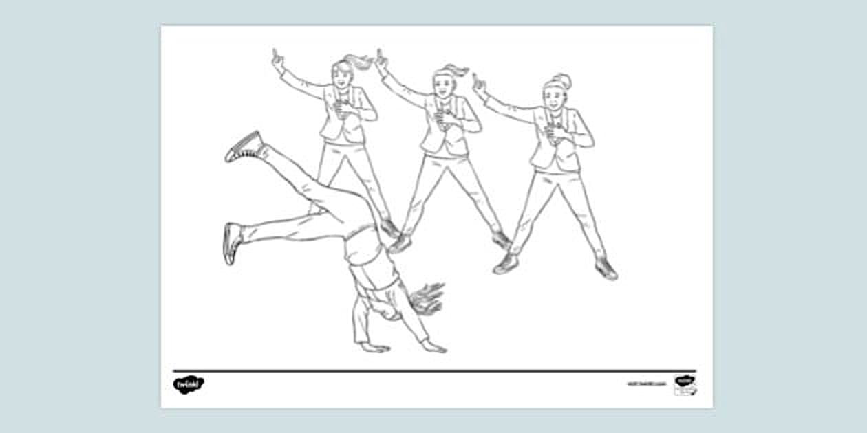 Dance Colouring Sheet | Colouring Sheets (teacher made)