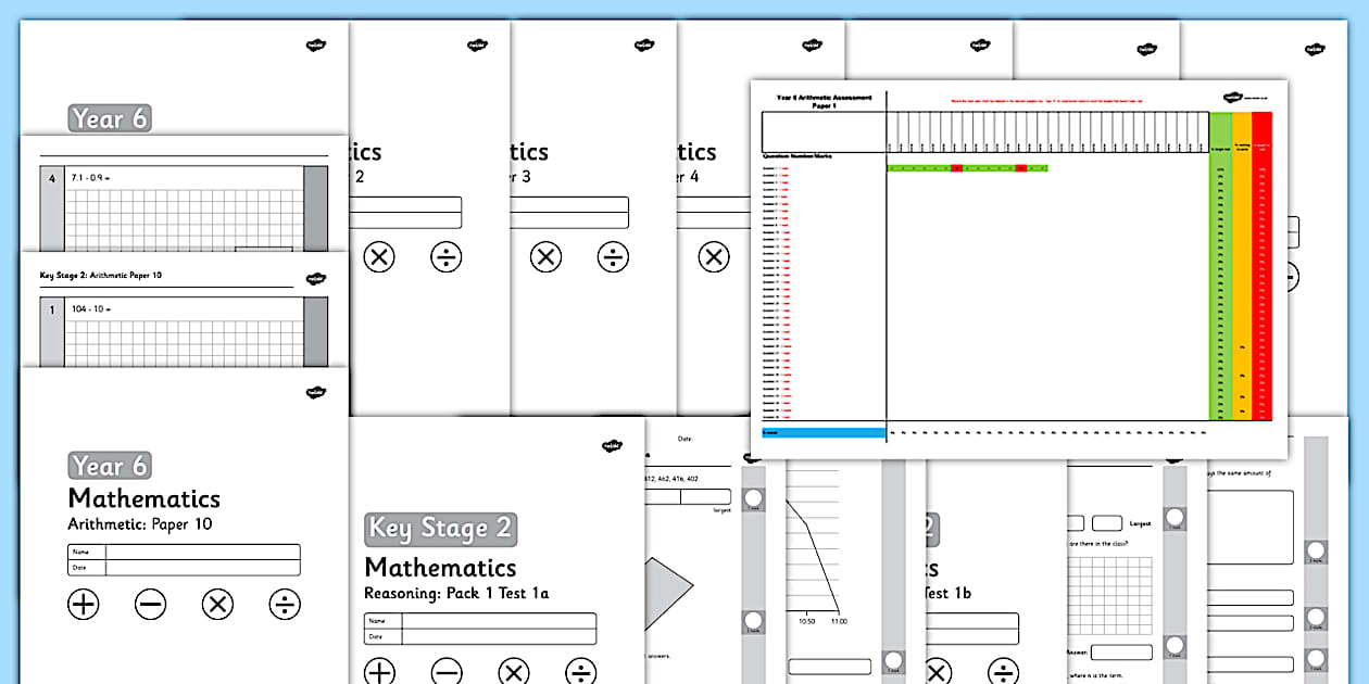 KS2 SATs Resource Pack: Maths - Arithmetic and Reasoning