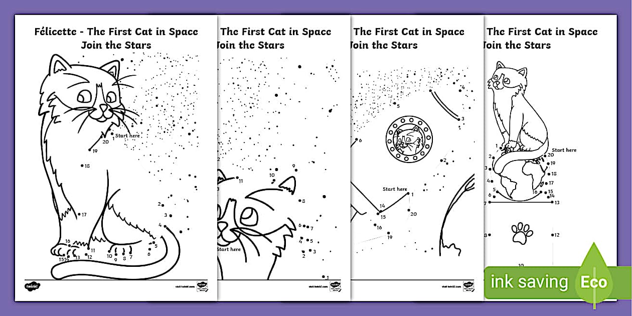 Félicette - The First Cat in Space Join the Stars - Twinkl