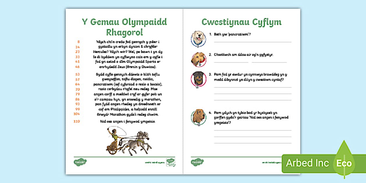 Stori Munud: Y Gemau Olympaidd Rhagorol