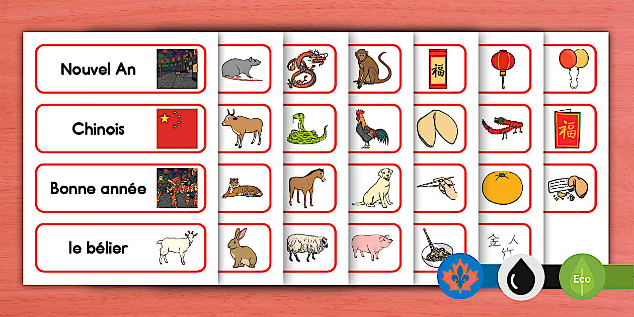 Cartes de vocabulaire du Nouvel An (teacher made) - Twinkl