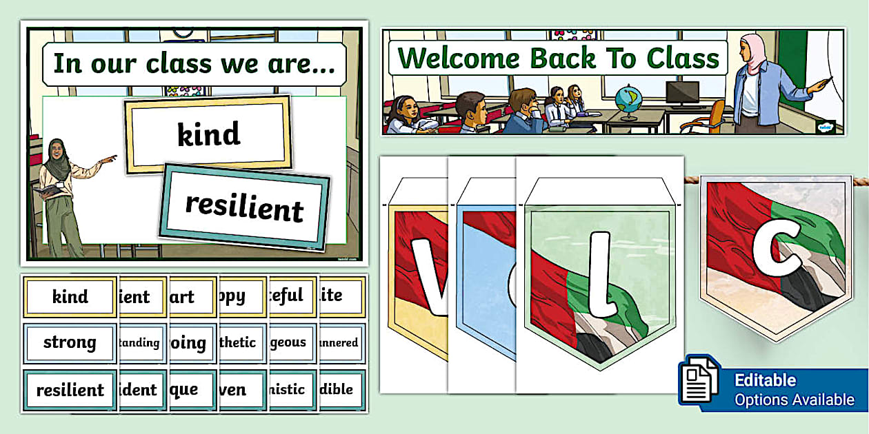 Welcome Back To School Theme Classroom Display Pack | Twinkl