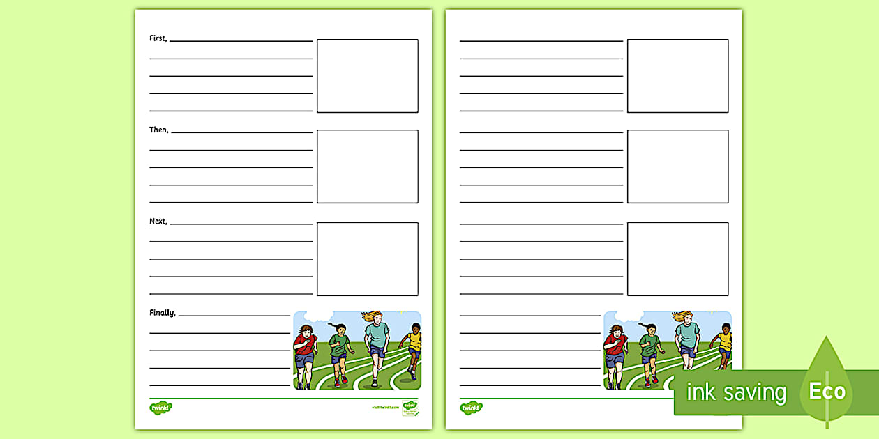 Editable Sports Day Recount Writing Frames (teacher made)