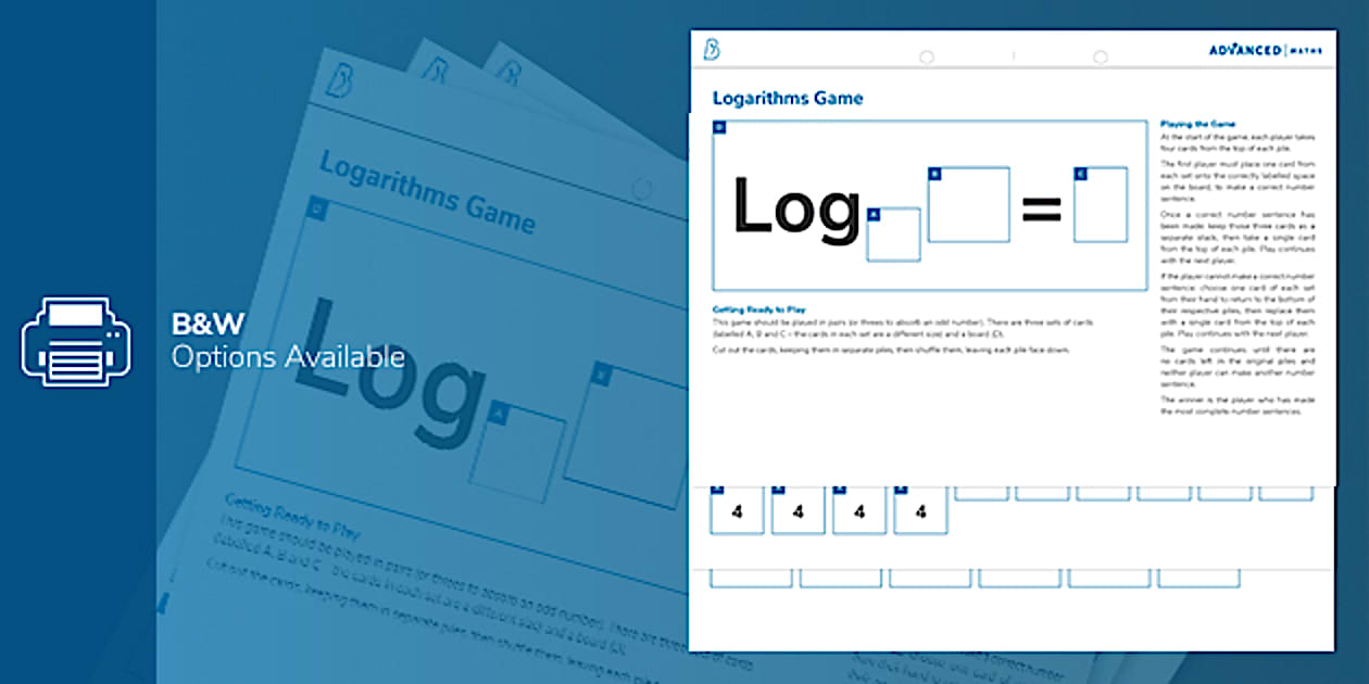 👉 Logarithms Game | A Level Maths | Beyond: Advanced