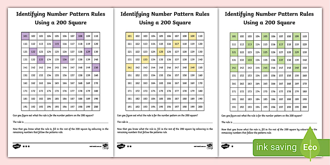 Counting From 100 To 200 Worksheet - Primary Maths - Twinkl