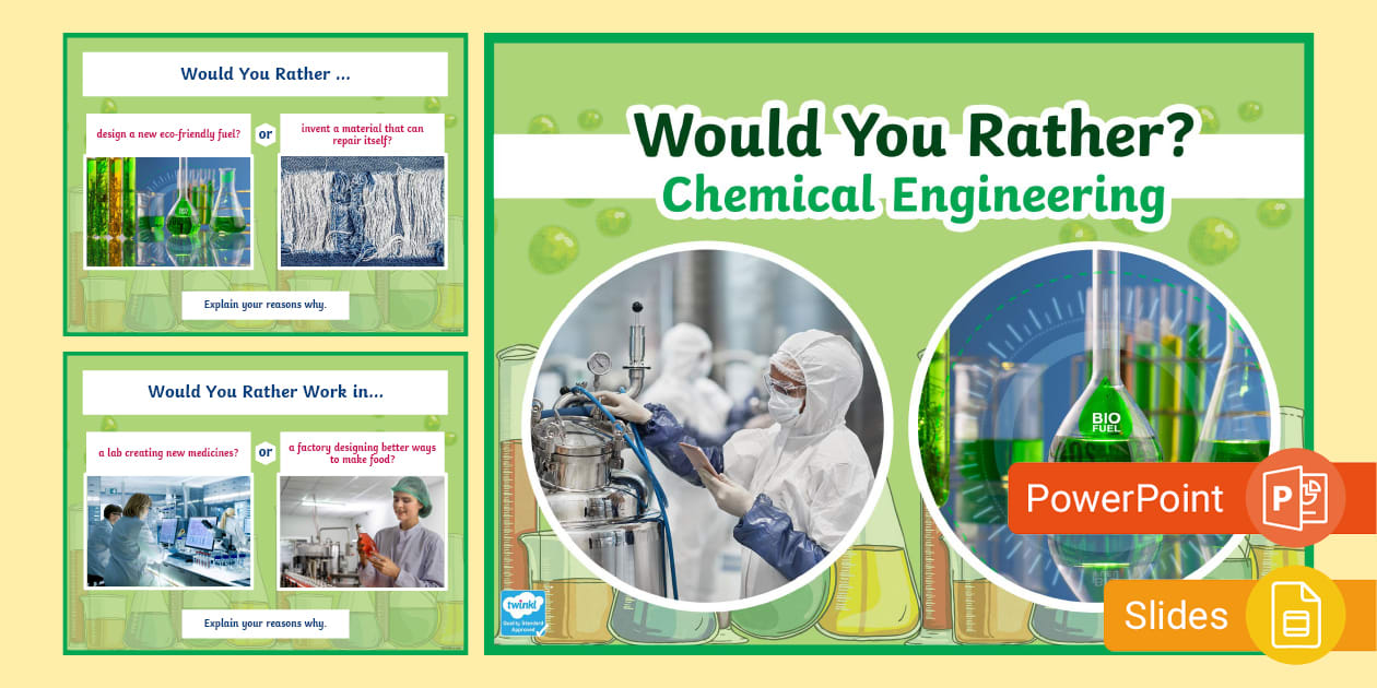 Would You Rather? Chemical Engineering (professor feito)