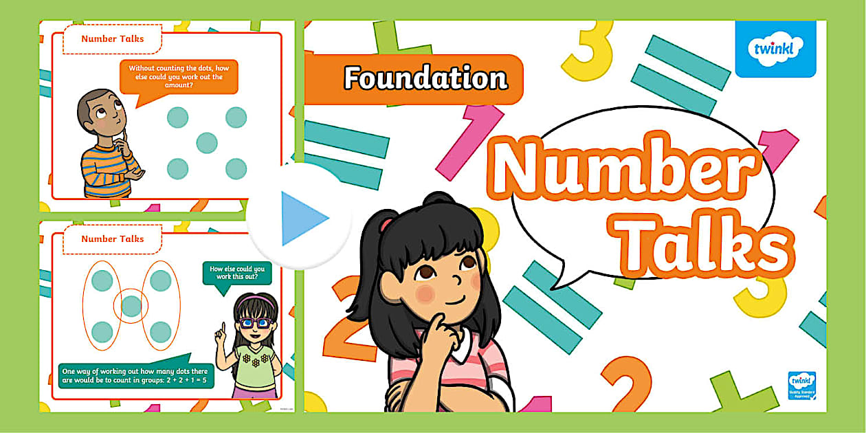 Foundation Number Talks PowerPoint (teacher made) - Twinkl