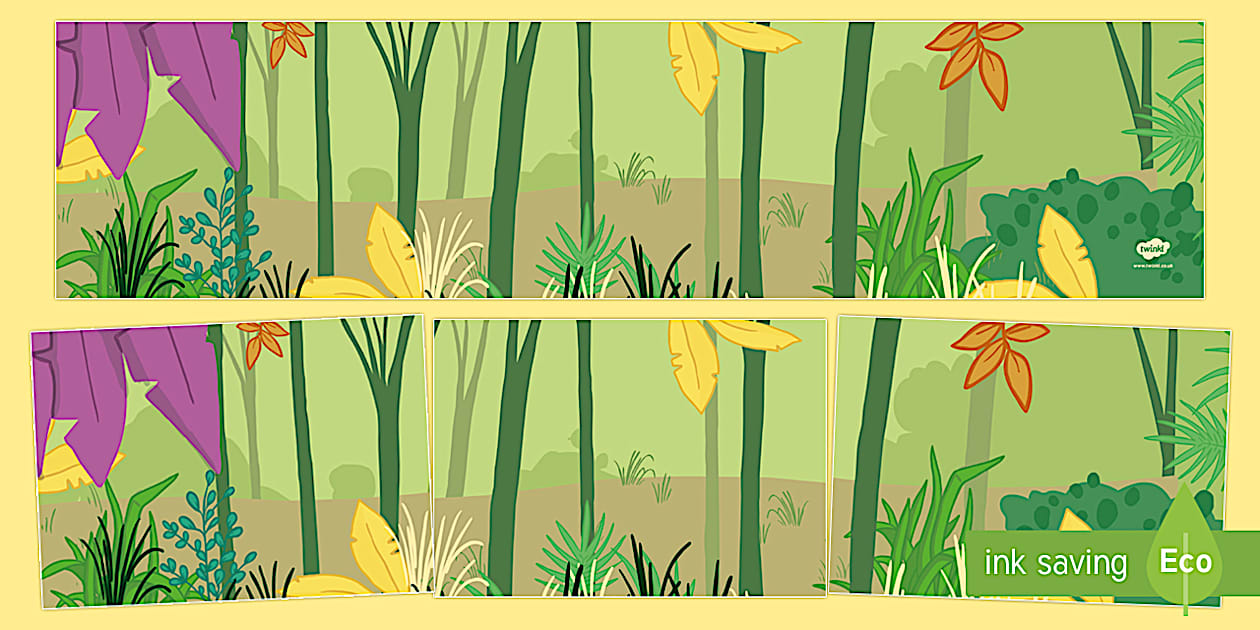 Small World Background to Support Teaching on Elmer - Twinkl