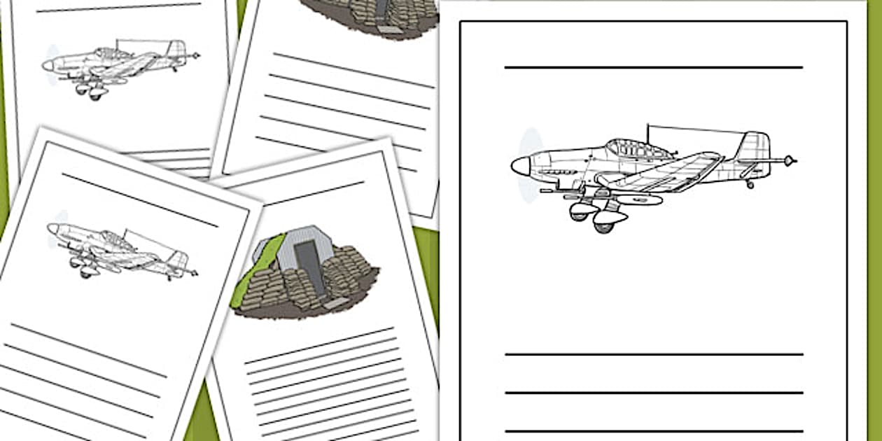 Editable The Blitz Writing Frames (teacher made) - Twinkl
