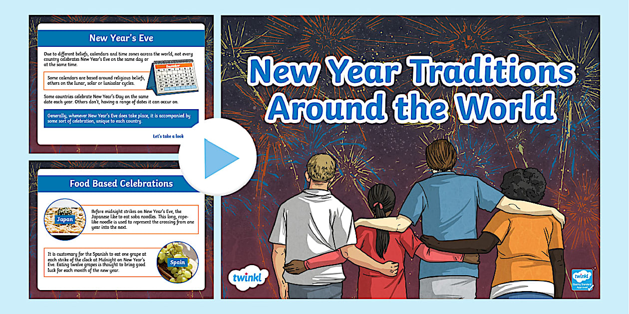 New Year Traditions Around the World PowerPoint | Twinkl