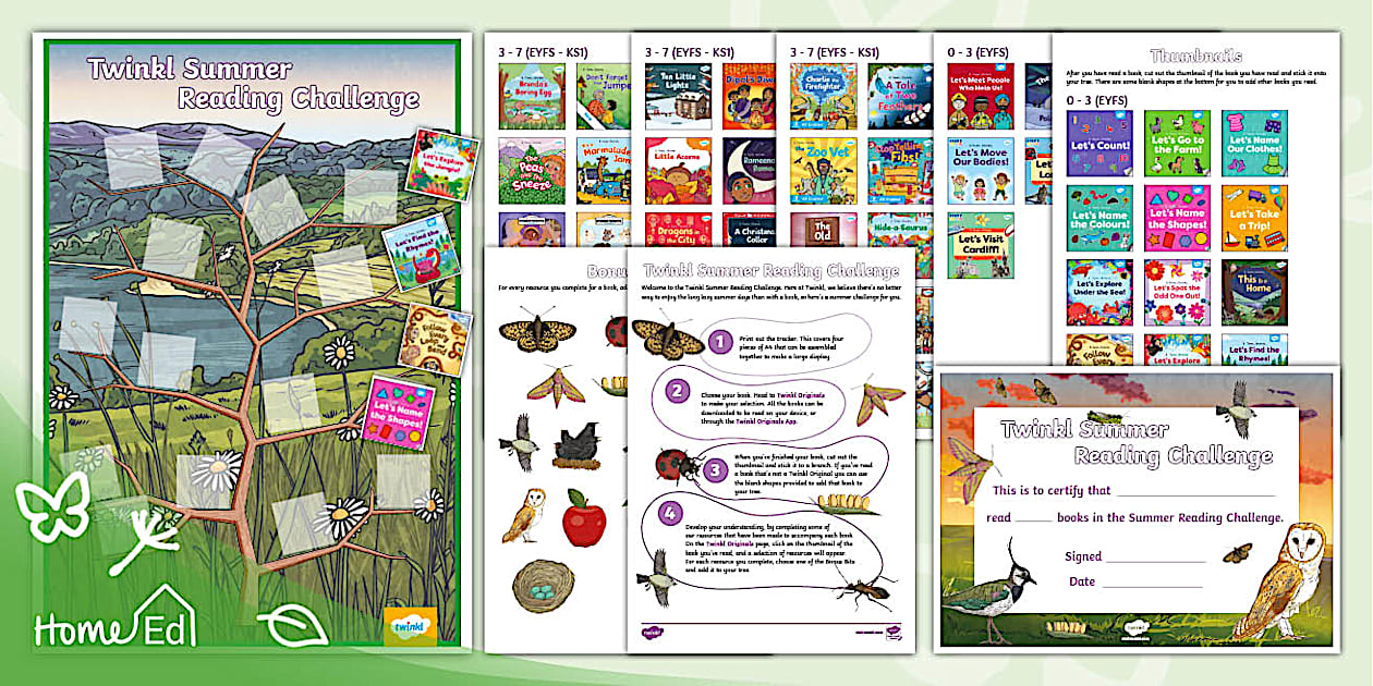 Summer Reading Challenge Pack | Children's Learning at Home