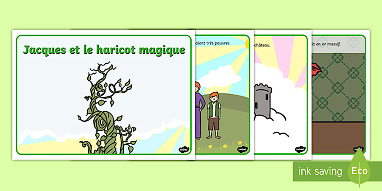 Histoire : Jacques et le Haricot magique (teacher made)