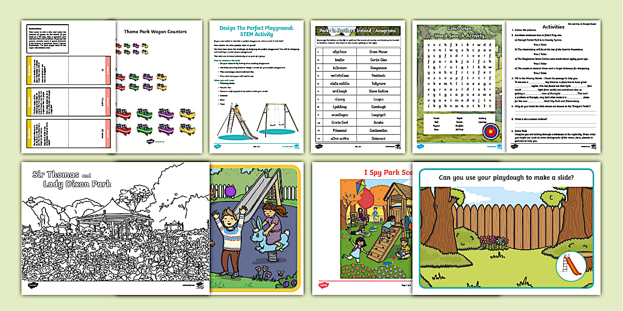 Northern Ireland Park Themed Summer Activity Pack - Twinkl