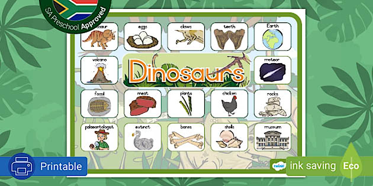 Dinosaurs: Communication Mat (teacher made) - Twinkl