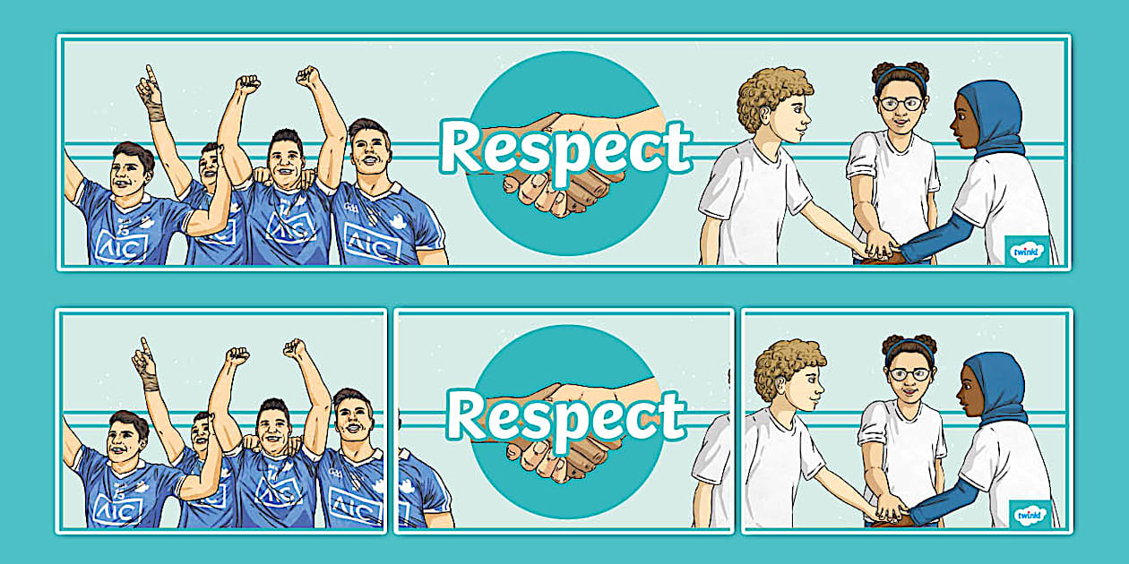 Respect Olympics and Paralympics Values Display Banner