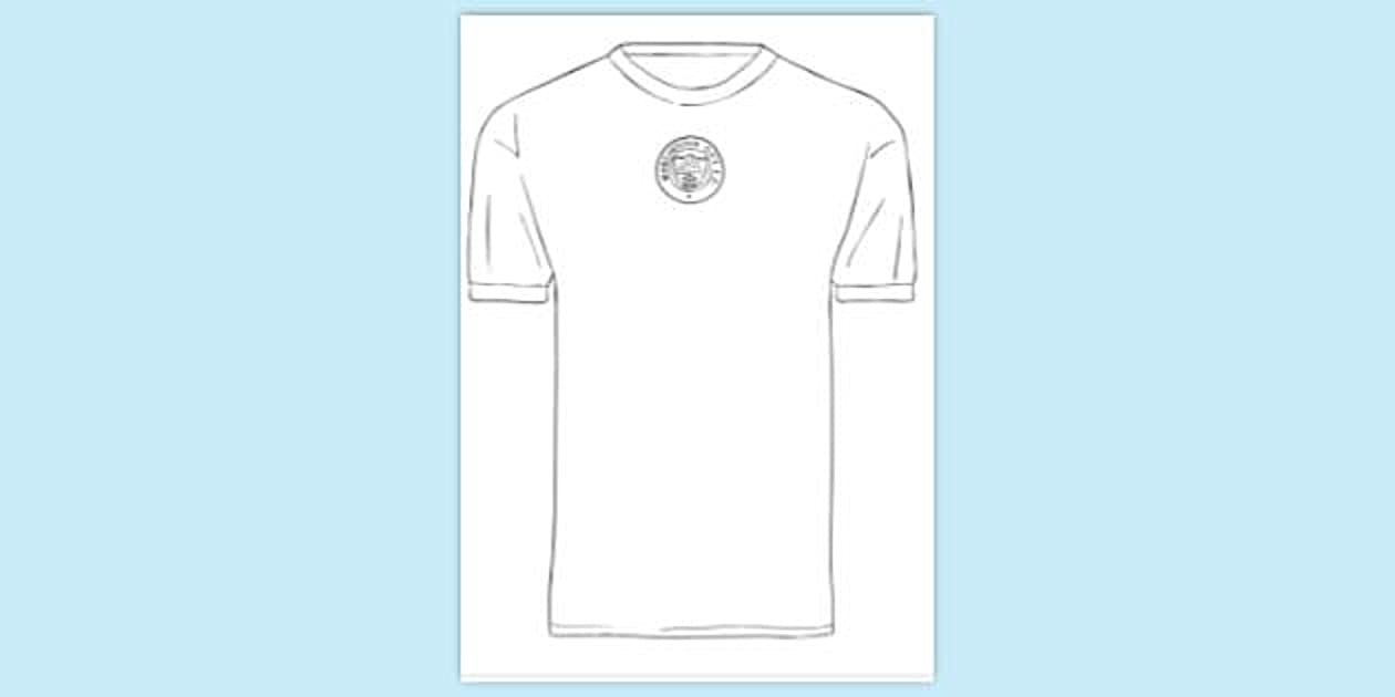Manchester City Colouring Page - Twinkl