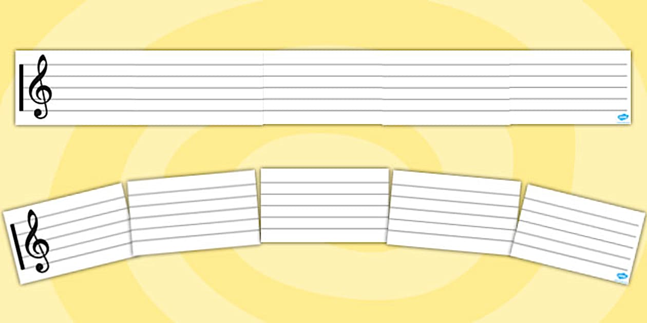 👉 Stave Display Banner (teacher made) - Twinkl