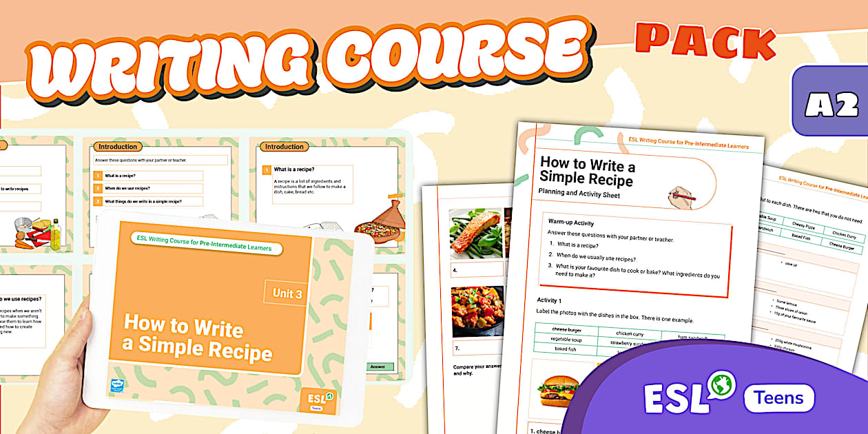 ESL Writing Course for Pre-intermediate