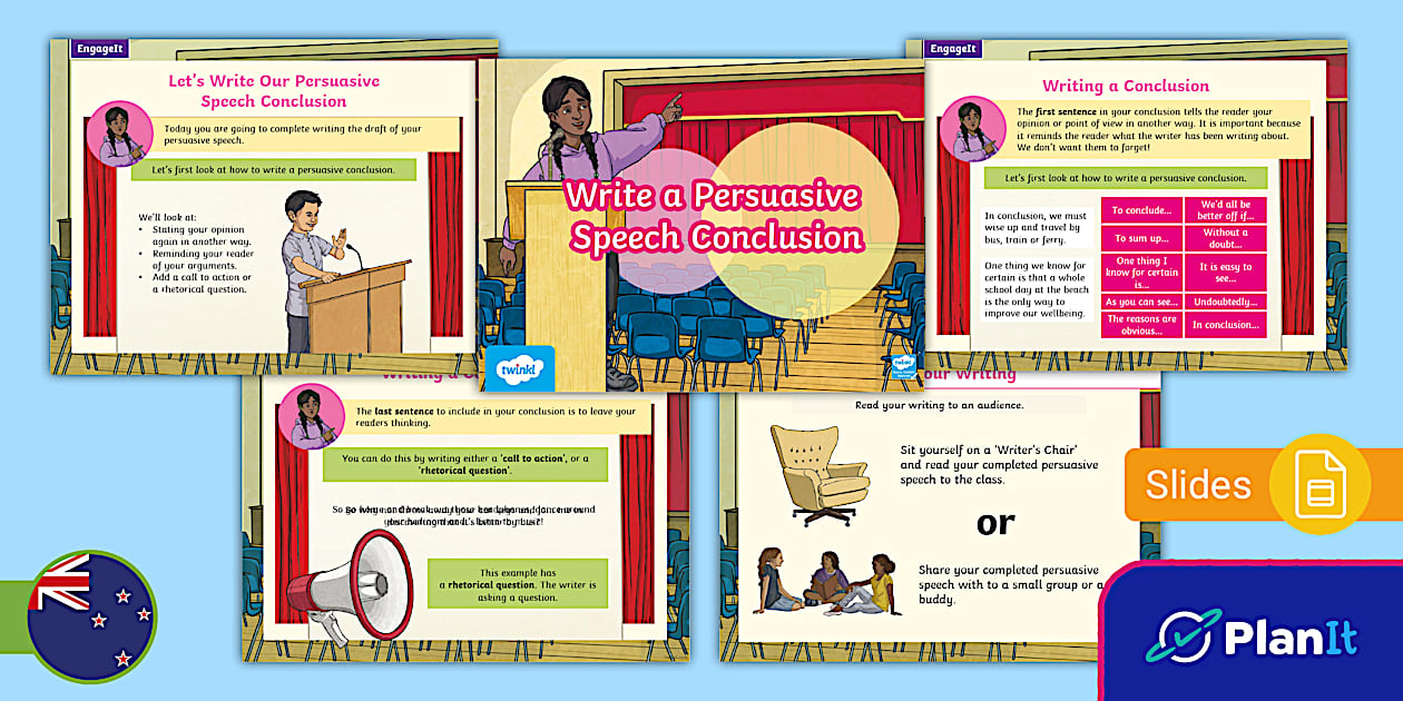 Phase 2 Speeches Lesson 6: Persuasive Speech Conclusion