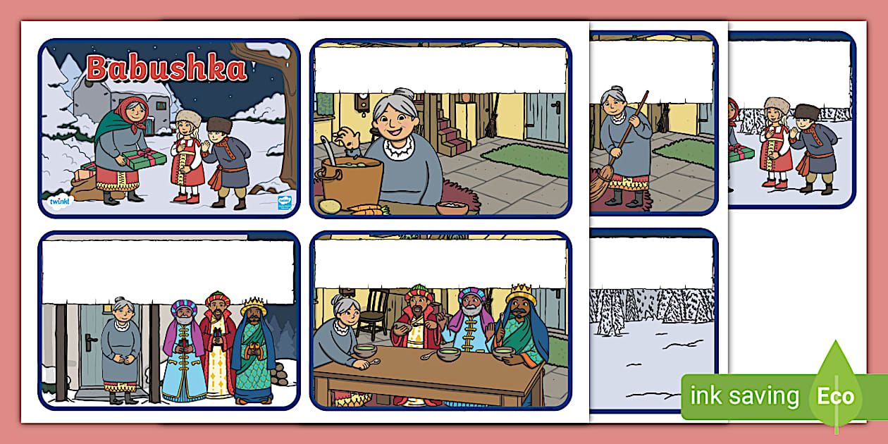 Babushka Story Sequencing Cards - Twinkl
