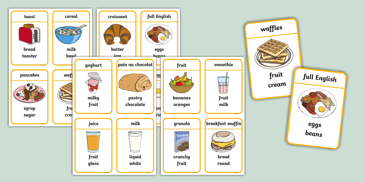What Do You Eat for Breakfast? Leave It Out Game - Twinkl