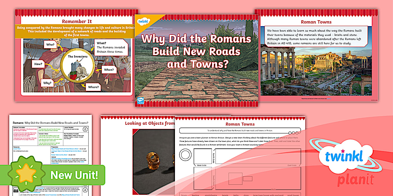 History: Why Did the Romans Build New Roads and Towns? LKS2