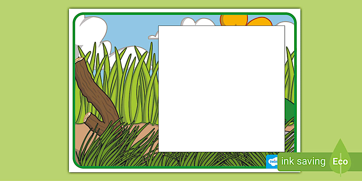 Grass Photo Frame (teacher made) - Twinkl