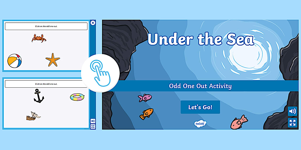 Under the Sea Odd One Out Activity (teacher made) - Twinkl