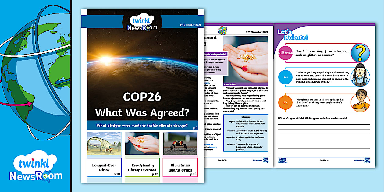 NewsRoom KS2 News Magazine - December 2021 (teacher made)