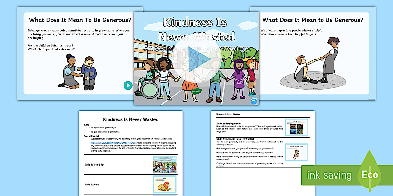 KS1 Generosity Assembly Pack (Teacher-Made) - Twinkl