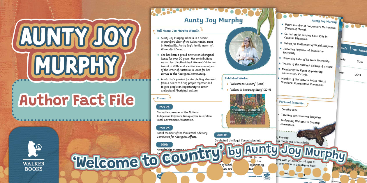 Aunty Joy Murphy Author Fact File