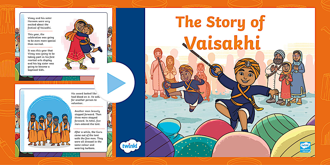 KS1 The Story of Vaisakhi PowerPoint (teacher made) - Twinkl