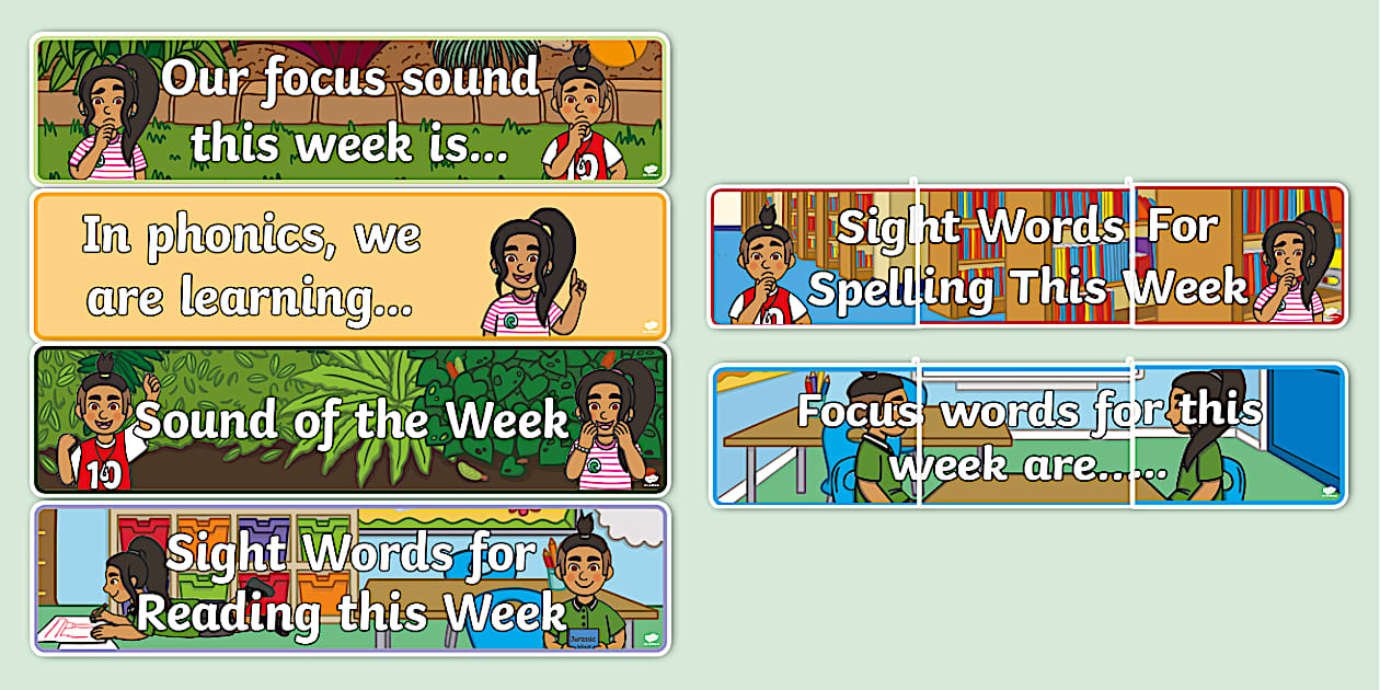 Twinkl Phonics Display Banners (Teacher-Made) - Twinkl