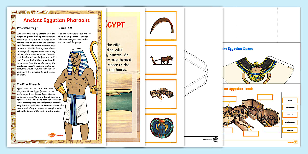 Ancient Egypt Lapbook Creation Pack - Home Education Resources