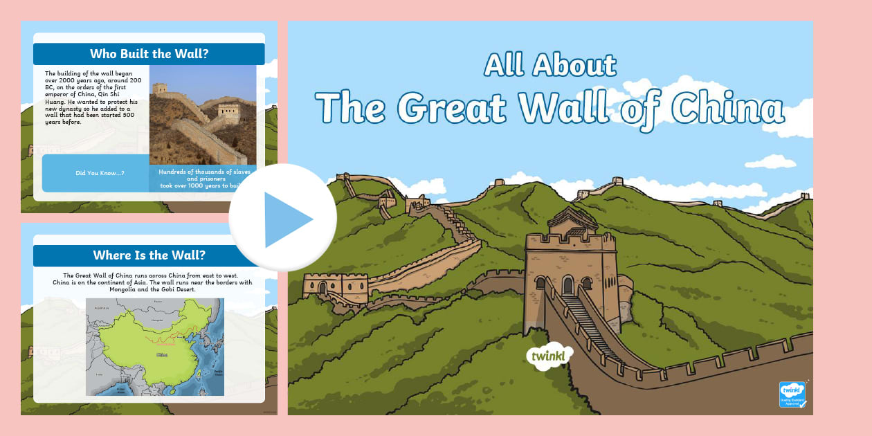 KS1 All About the Great Wall of China PowerPoint - Twinkl