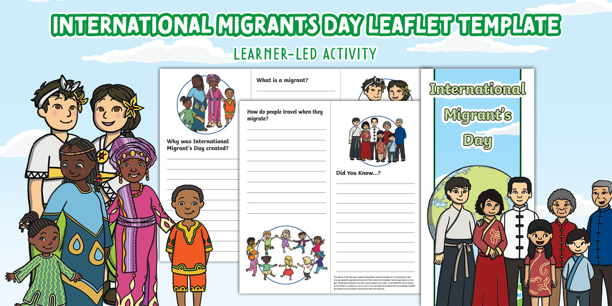 International Migrants Day Leaflet Template