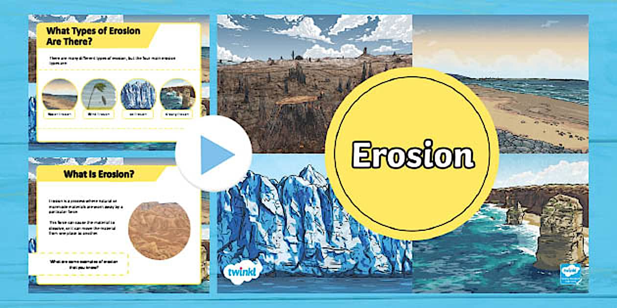 Erosion PowerPoint (teacher made) - Twinkl