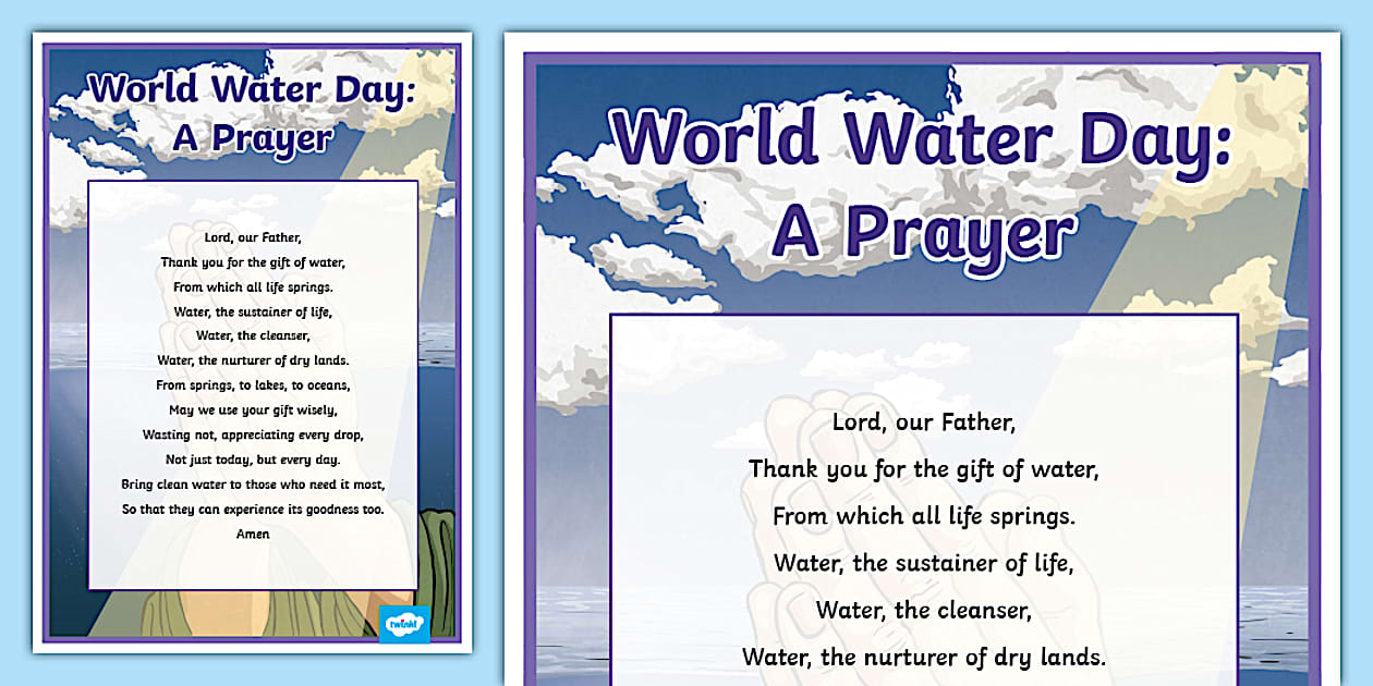 Prayer For World Water Day | Twinkl | World Water Day | KS1