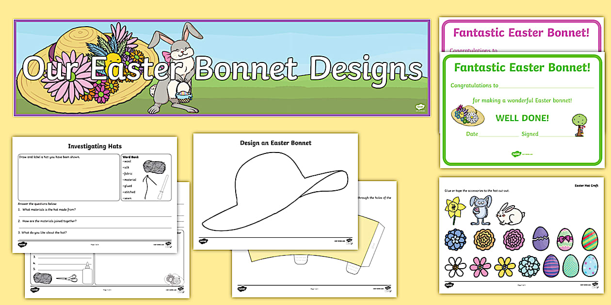 Create an Easter Bonnet for Kids | Templates, Ideas & More!