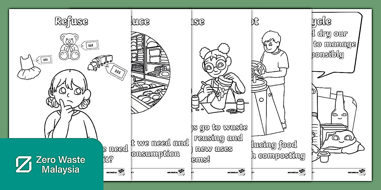 Coloring Pages: Fun Environmental Learning Activities