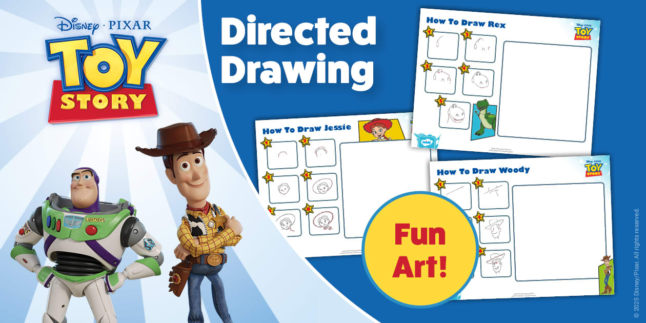 Toy Story: How To Draw Characters Activity